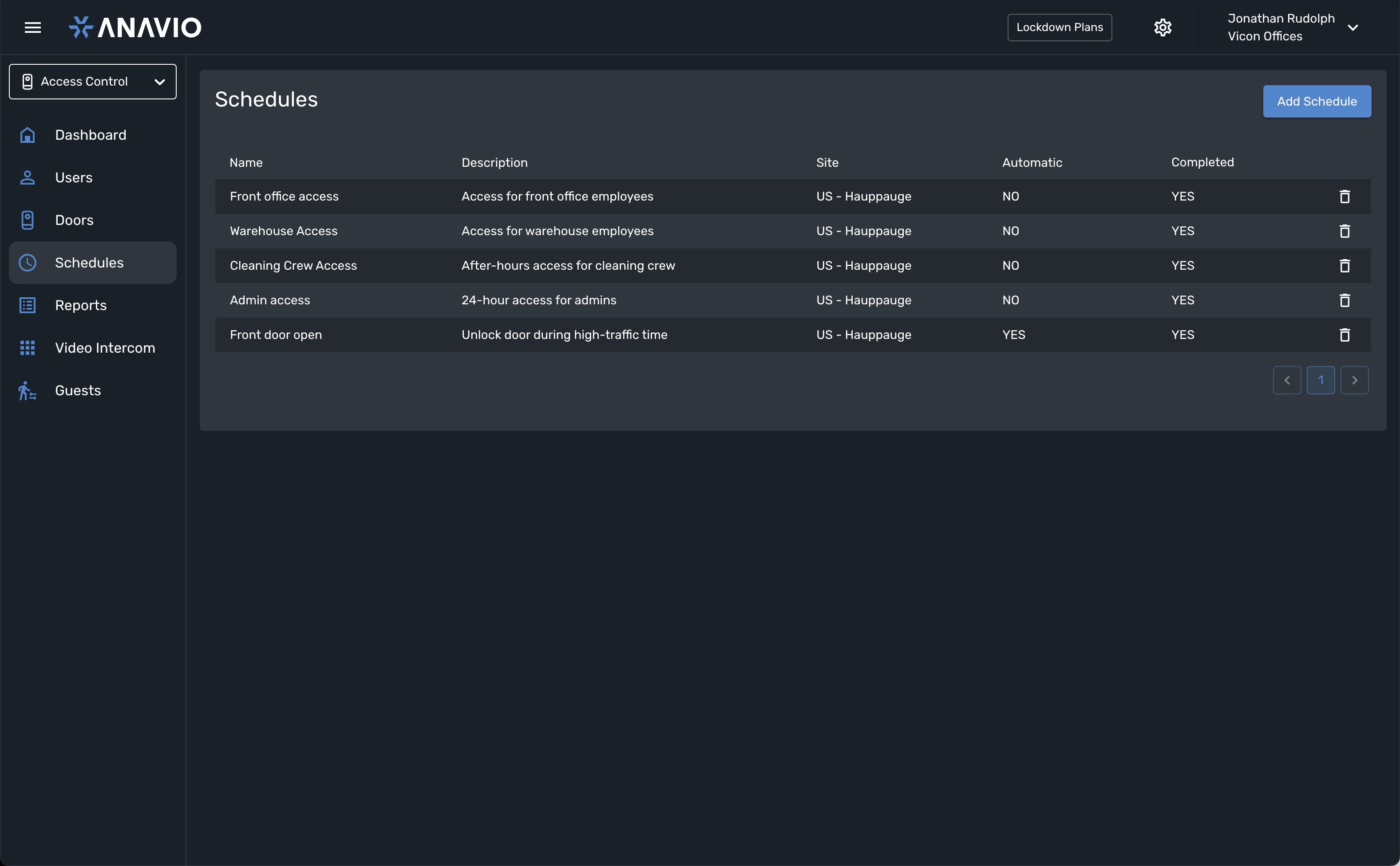 Anavio Unified Intercom Reader | Vicon Industries